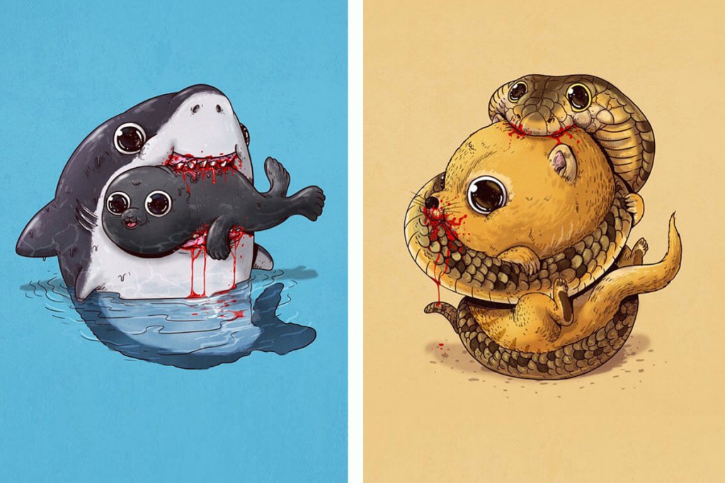These Playful Illustrations By Alex Solis Show The Circle Of Life