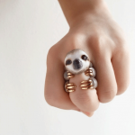 Cute Three Piece Animal Rings That Hug Your Finger When Worn Together
