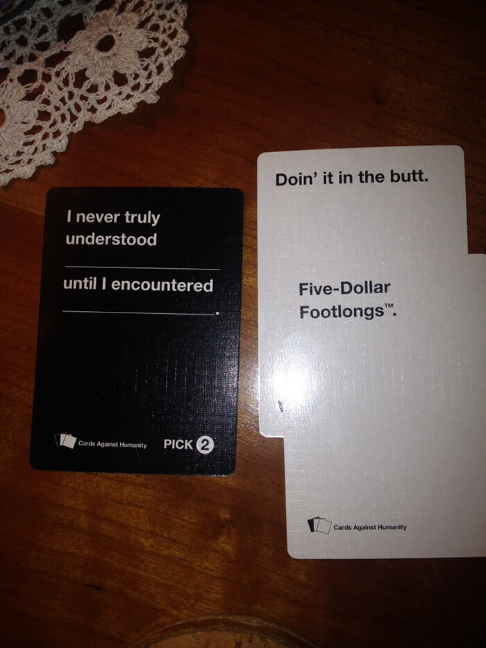 44 Cards Against Humanity Best Combos That Prove This Game Is Insane 44 Cards Against Humanity Best Combos That Prove This Game Is Insane