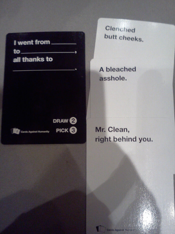44 Cards Against Humanity Best Combos That Prove This Game Is Insane 44 Cards Against Humanity Best Combos That Prove This Game Is Insane