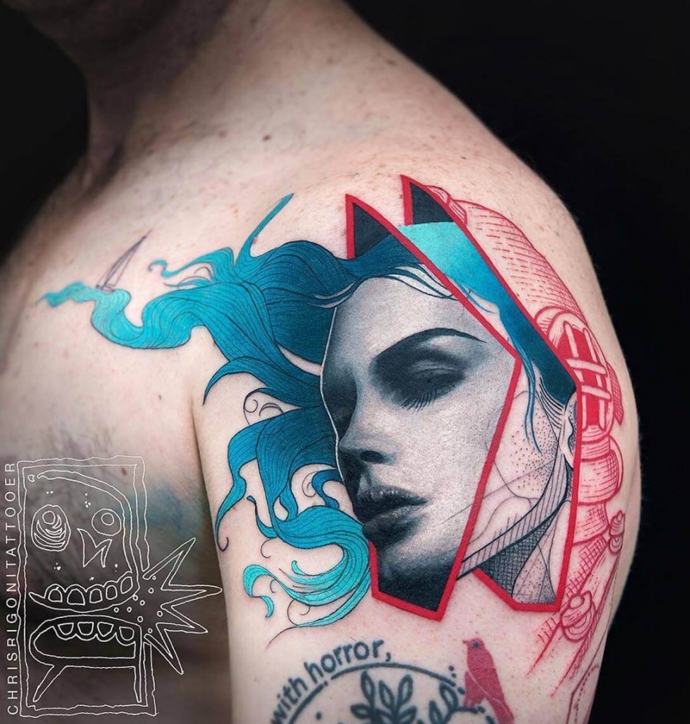 Chris Rigoni Amazing Colorful And Vibrant Tattoos