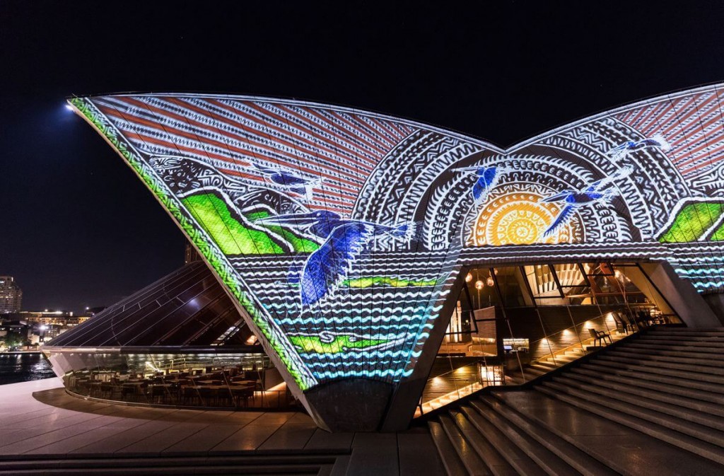 Music And Indigenous Art Images Dance Together On Sydney Opera House ...