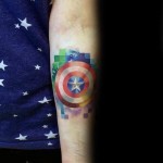 59 Pixel Tattoo Designs That Remind Us How Much We Love Video Games