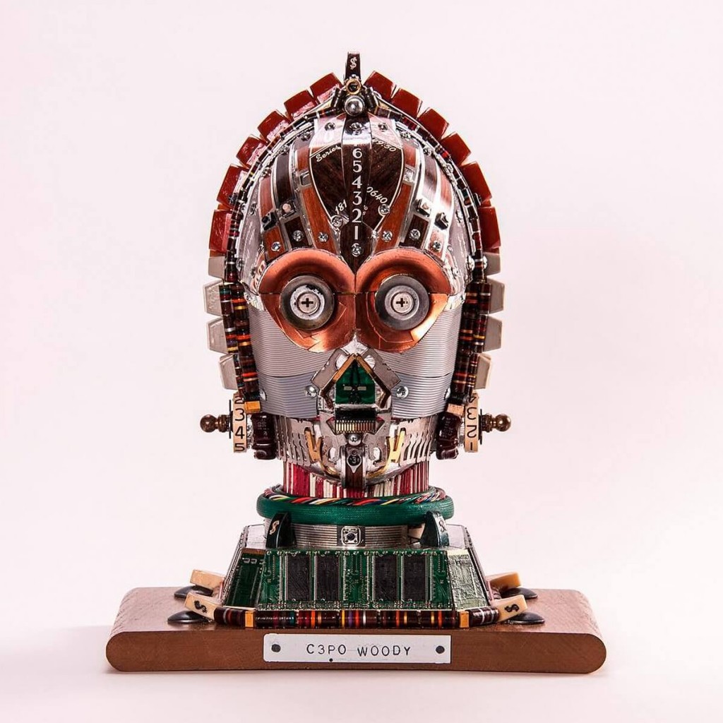 Unique Star Wars Sculptures By Gabriel Dishaw Show The Movie Characters ...