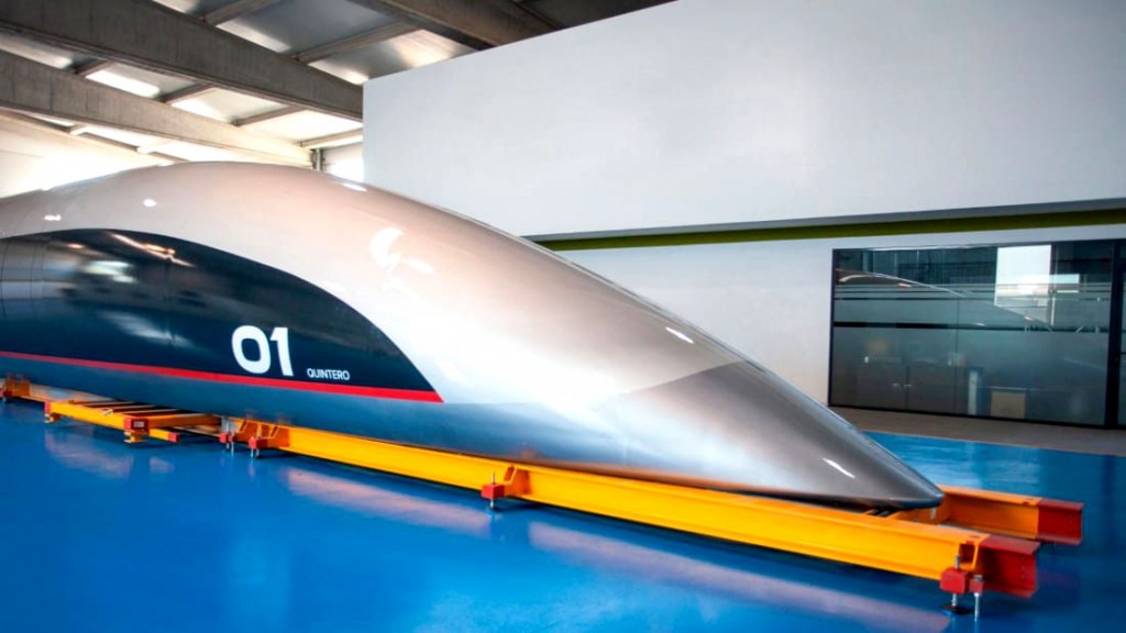 First glimpse of China's future 1000 Km/h hyperloop train