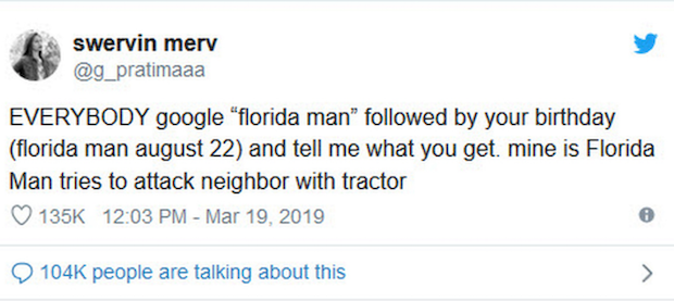 The Florida Man Challenge most hilarious 19 tweets