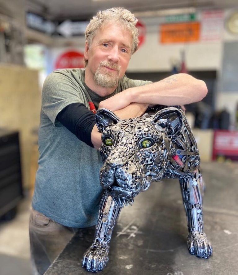Brian Mock Creates Large Metal Animal Sculptures You Will Want in Your Home