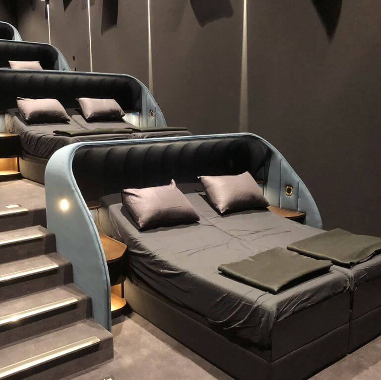 This Theater Has Beds for the Ultimate Movie-Watching Experience!