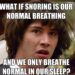 30 Funny Ways to Describe Snoring - Snoring Memes Collection