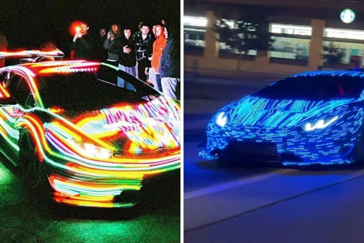 Lamborghini Huracan with 30,000 LEDs is the World's Most Distracting Car