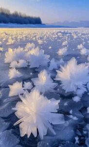 Secret Winter Wonderland: The Enchanting Ice Flowers You Never Knew Existed