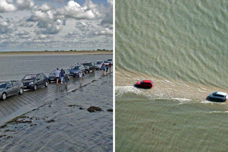 This Road in France Turns into the Ocean Twice a Day! The Most Unique ...